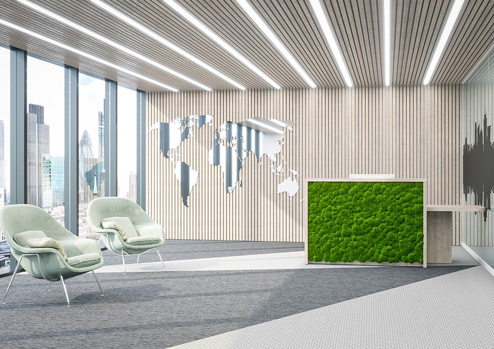 Moss Reception Desk | Reception Desks | Loop Furniture — Loop Workplace ...