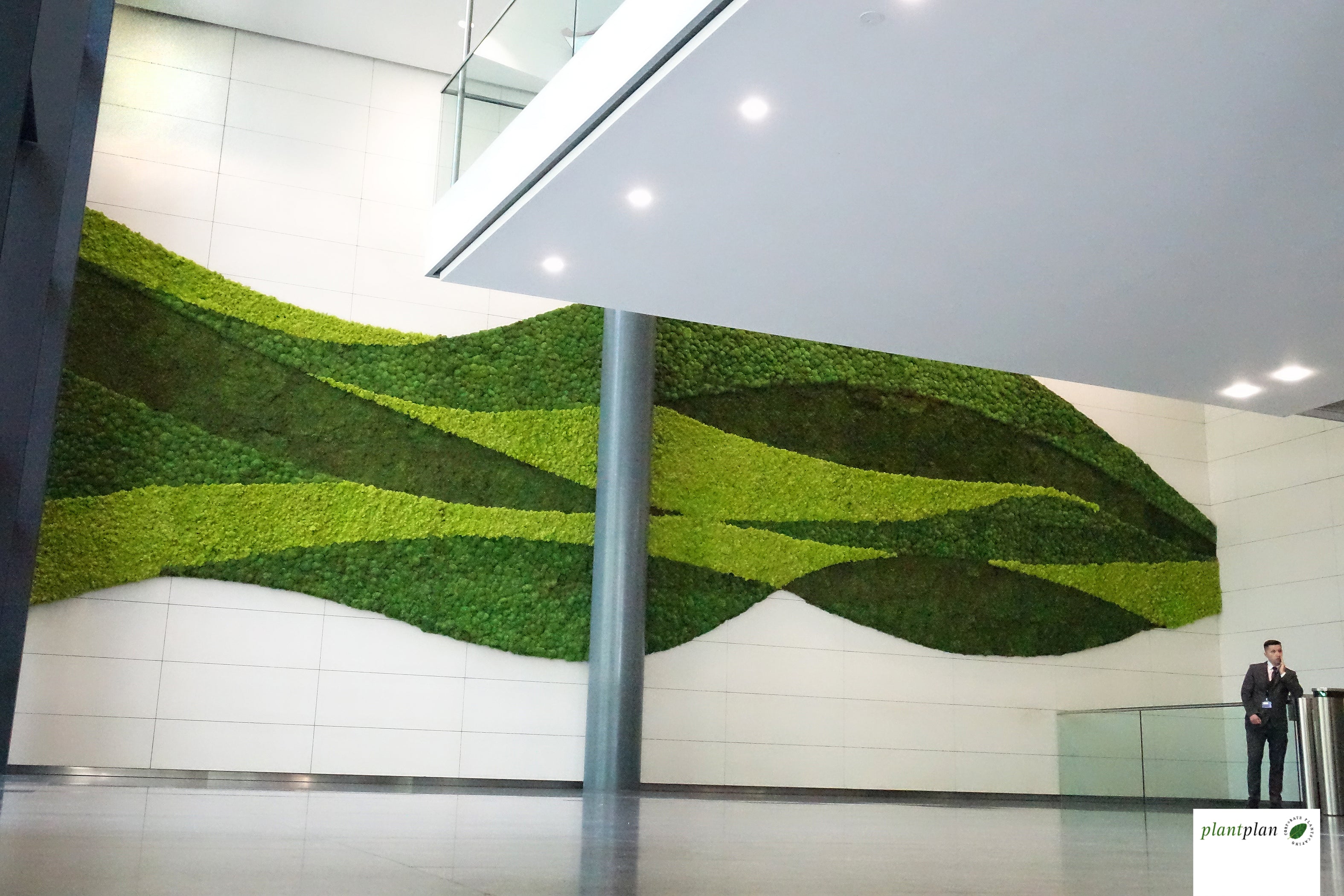 Mixed Moss Wall Panel — Loop Workplace Furniture