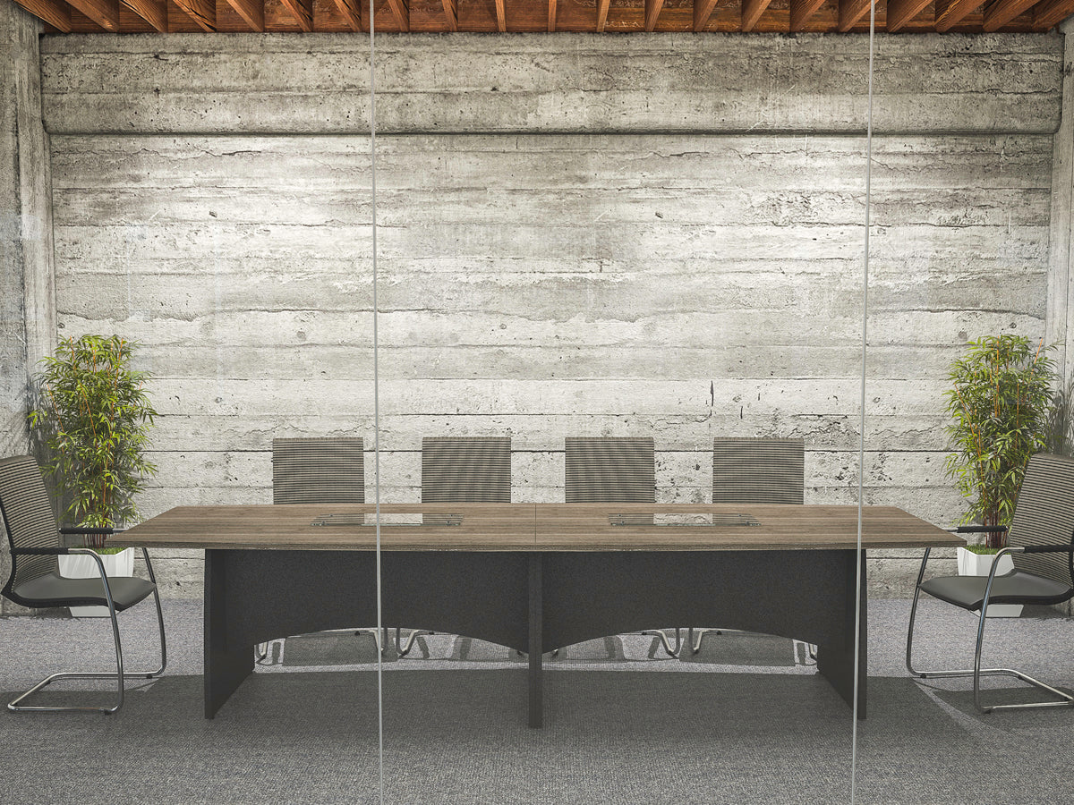 Kingston Elliptical Boardroom Tables With Panel Legs — Loop Workplace ...