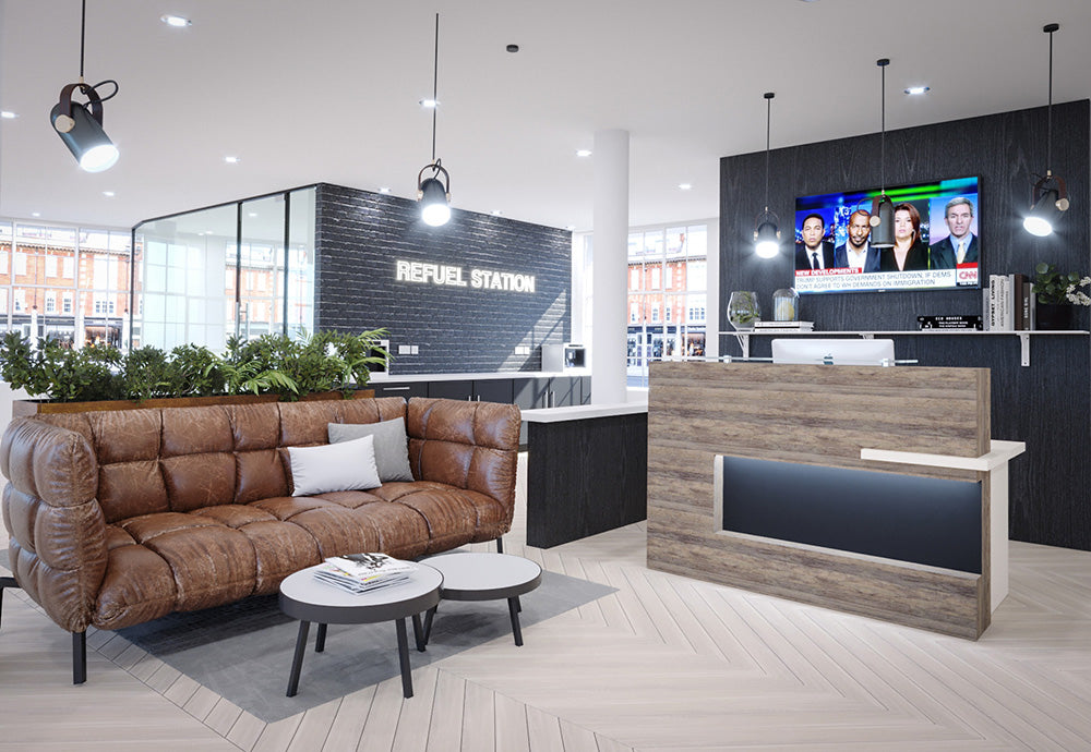 Xpression Reception Desk | Reception Desks | Loop Furniture — Loop ...